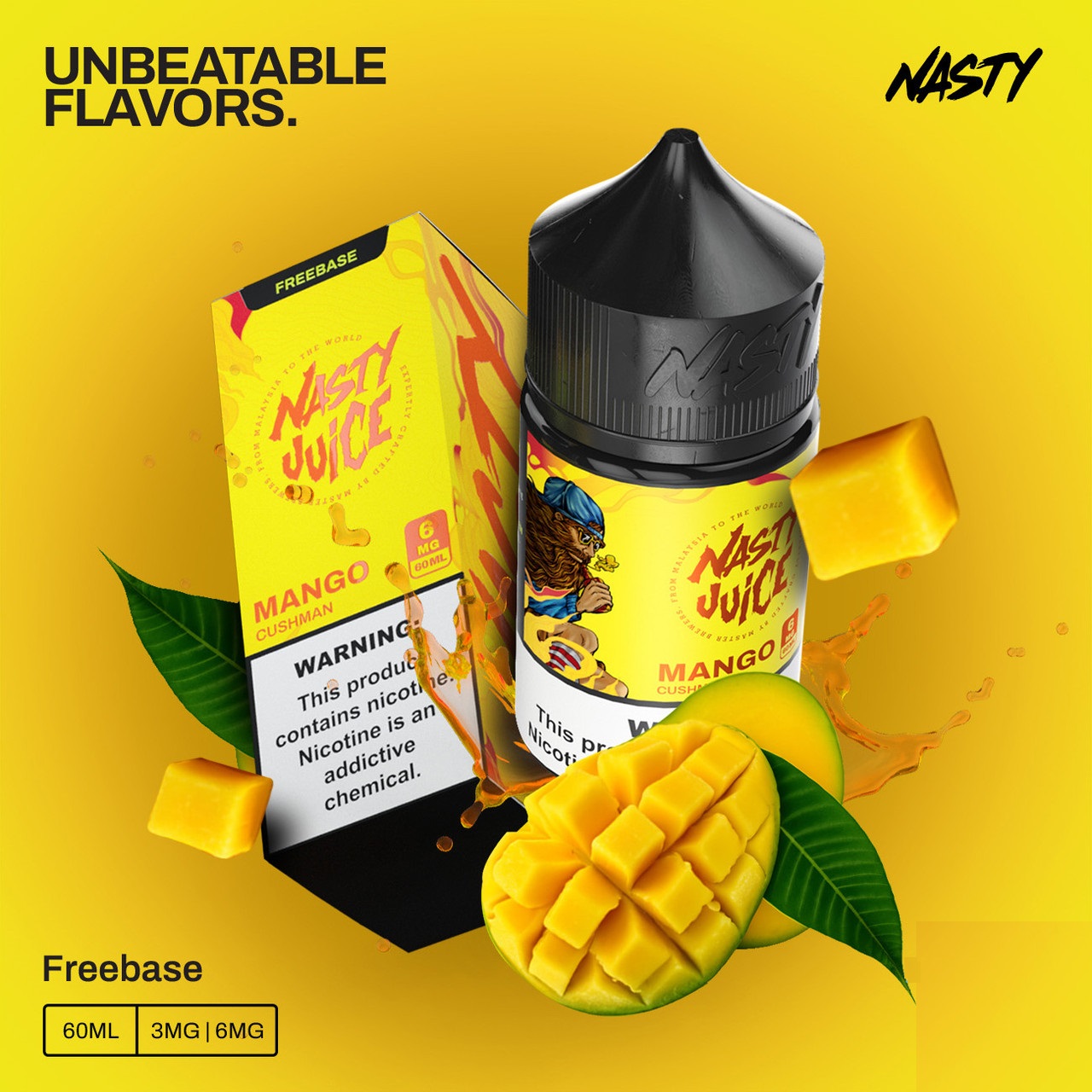 Nasty Juice Mango 60ml,マンゴー,クッシュマン,Cush Man